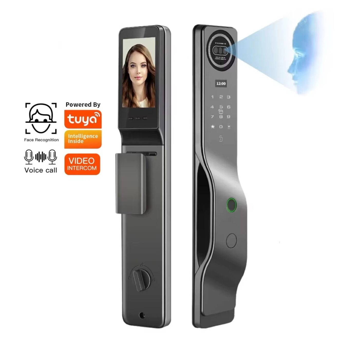 Tuya WiFi Smart Lock Face Recognition – Sonics.lk