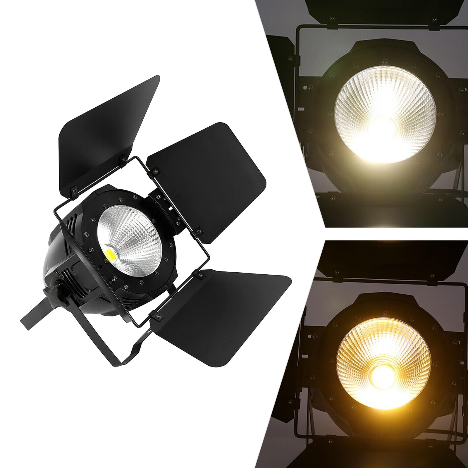COB LED Stage Lighting 200 W, DMX Warm White, Cool White 2 in 1 Theatre ...